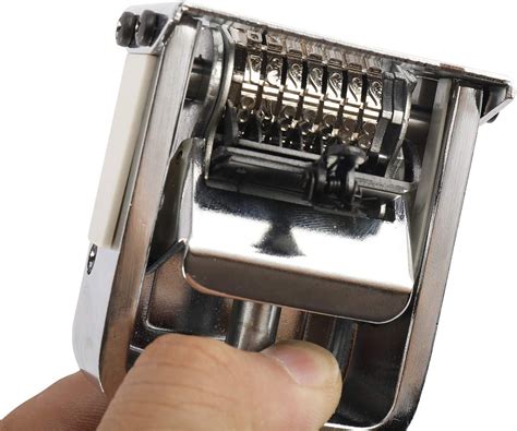 Automatic Numbering Machine Self Inking Number Stamp Auto Jump Digits