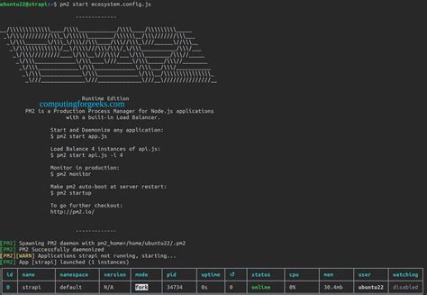 Deploy Strapi App With Seo Plugin On Ubuntu 2204 Computingforgeeks