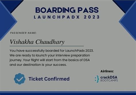 Vishakha Chaudhary On Linkedin Launchpadx2023