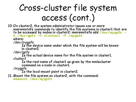 gpfs short overview of architecture installation configuration and