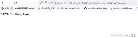 Ctfshow 文件上传161 167ctfshow Web167 Csdn博客