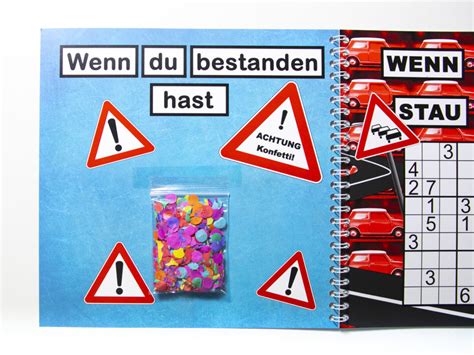 Geschenk zum Führerschein Wenn Buch idaviduell