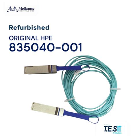 Hpe 835040 001 Mellanox Edr 100gb S 5m Active Optical Cable Qsfp28