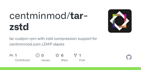 Tar Zstdreadmemd At Master · Centminmodtar Zstd · Github