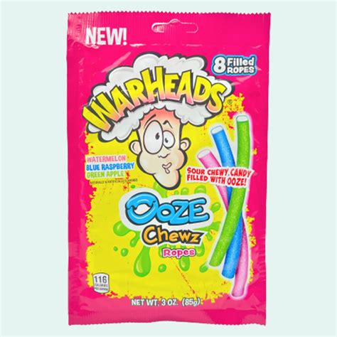 Warheads Ooze Chewz Ropes Candy Paradise