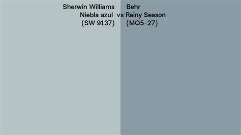 Sherwin Williams Niebla Azul Sw 9137 Vs Behr Rainy Season Mq5 27