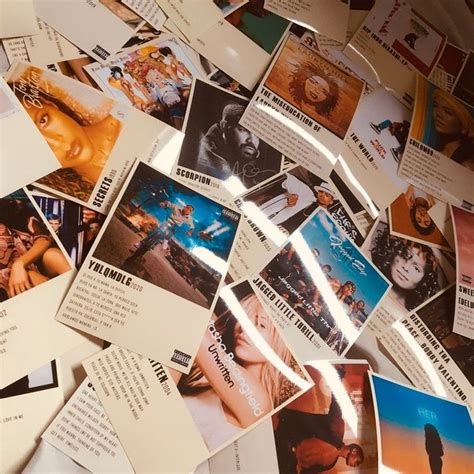 15 Custom Vintage Minimalist Album Cover Polaroid Prints Etsy Music