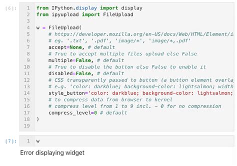feature request fileupload widget · issue 1542 · jupyter widgets