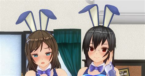 Com3d2 幼馴染の摩耶と鳥海とグラビア撮影～競泳水着バニーガール編～ とむやんのイラスト Pixiv