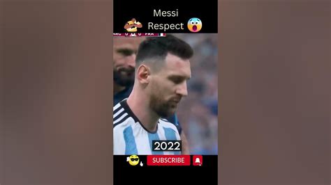 Messi Respect Youtube