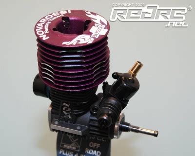 Red RC Novarossi Plus 4 21 Buggy Engine