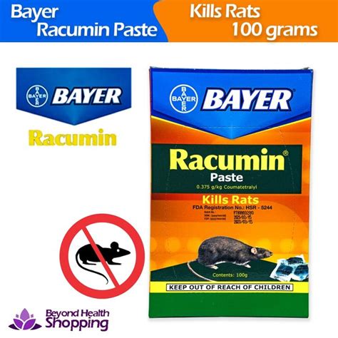 Bayer Racumin Paste 100 Grams Lazada Ph