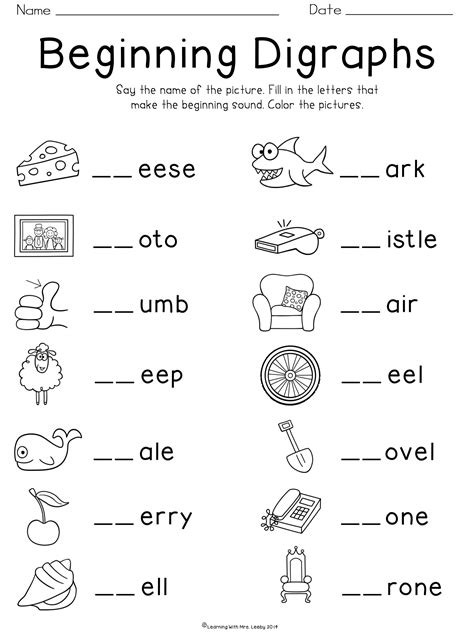 Blends And Digraphs Pdf