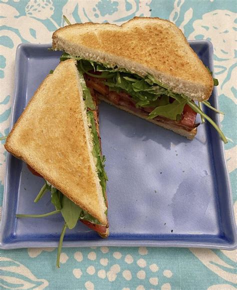 Home Cooking VS Fast Food On Twitter BLT With Arugula A Solid Snack