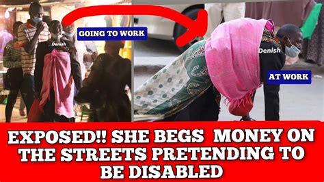 Exposed Conwoman In The Streets Of Nairobi She Pretends To Be Disabled