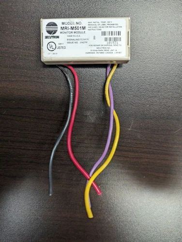 mircom monitor modules mri 501m for fire alarm system 24v dc at