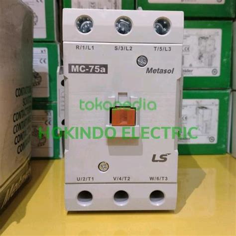 Jual Kontaktor Ls Metasol Mc 75a 110v 3p 75a 37kw 2no 2nc Ls Original