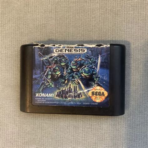 Teenage Mutant Ninja Turtles The Hyperstone Heist Genesis 1992 Eur