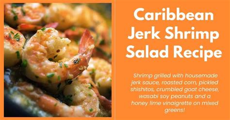 Caribbean Jerk Shrimp Salad Recipe Outer Banks Recipes