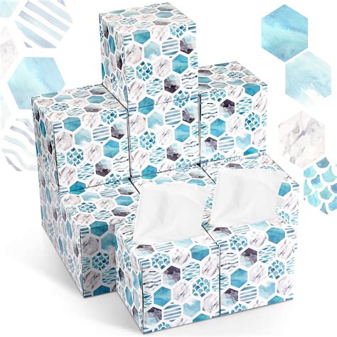 Lincia 12 Pack Facial Tissues Boxes Tissues Cube Box With