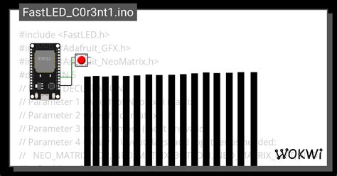 Scroll Text Adafruit OK Wokwi ESP32 STM32 Arduino Simulator