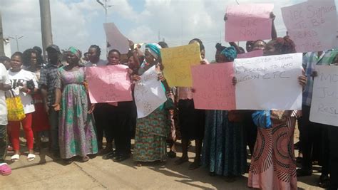 Imo Lp Members Protest At Inec Office Over Delay In Releasing Gov Poll