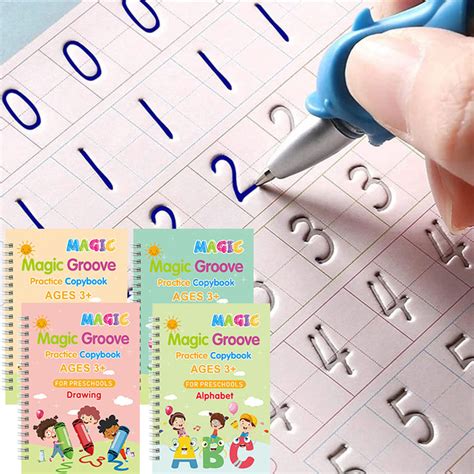 Set Cuaderno Mágico 4 Cuadernos Lapicero Mágico Mi Tienda Virtual