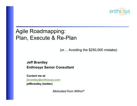 How To Do Agile Roadmapping PPT