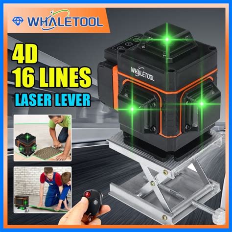 16 Line Green Professional Self Leveling Laser Measuring Instrument 4d