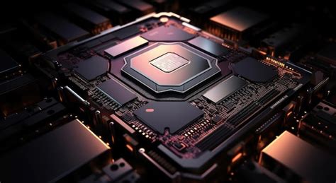 Premium Ai Image Onboard Processor With Luminous Elements