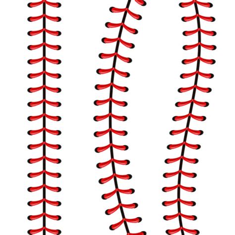 Clipart Softball Laces Baseball Laces Or Softball Laces Vector Image