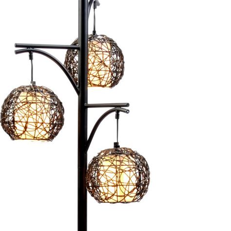 Triple Wicker Floor Lamp Kirklands Kirklands Lighting Kirklands