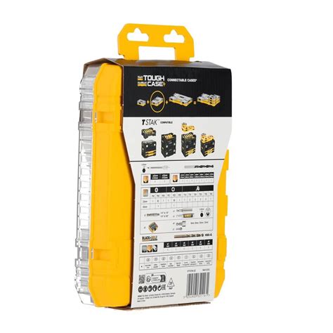 DeWalt DT70784 QZ TOUGHCASE Black Gold Speed Drill Bits X100 Pcs