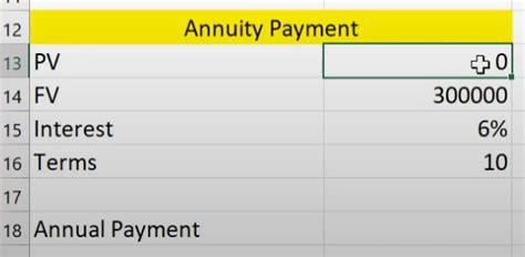 How To Calculate Annuity Payments In Excel A Step By Step Guide Exceltutorial