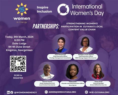 Women In Energy Guyana On Linkedin Internationalwomensday Iwd