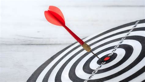 The Perfect Strike Dart Piercing The Heart Of A Bulls Eye Generative