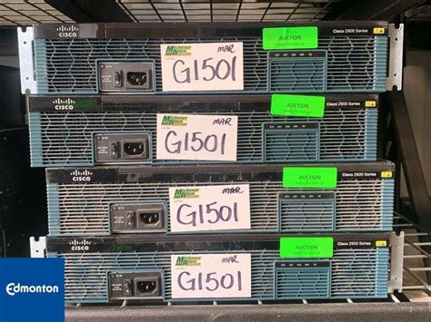 Cisco Series Routers Qty NO CORDS Michener Allen Auctioneering Ltd