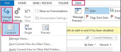 Resetting View In Outlook Growthforce