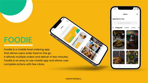 foodie food ordering mobie app ui design behance