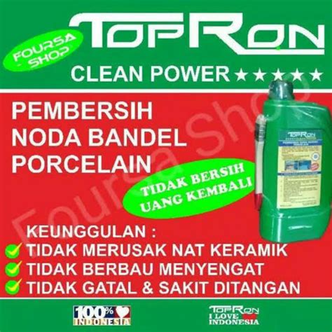 Jual TOPRON PEMBERSIH KERAMIK TOPRON CLEANER KERAMIK Shopee Indonesia