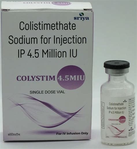 45 Miu Colystim Colistimethate Sodium Injection At ₹ 1500vial