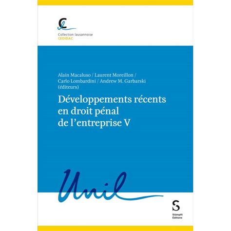 Développements récents en droit pénal de l entreprise V Interdiscount