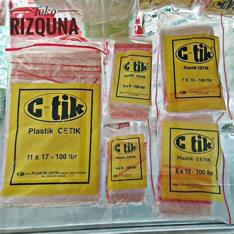Jual Plastik Klip Ctik Plastik Ziplock Size 6x10 Di Lapak Toko Rizquna