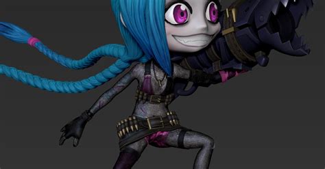 Art Spotlight Jinx The Loose Cannon Sketchfab Community Blog Sketchfab Community Blog