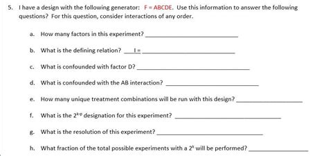 Solved I Have A Design With The Following Generator F Chegg