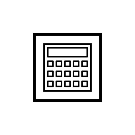 Calculating Tool Calculator Icon Vector Design 15937404 Vector Art At