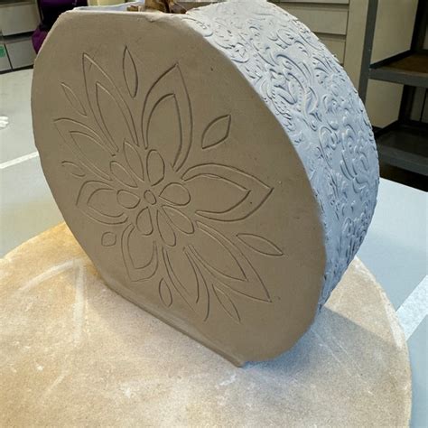 Moon Vase Template Diy Pottery Slab Building Tutorial Pdf Pattern Etsy