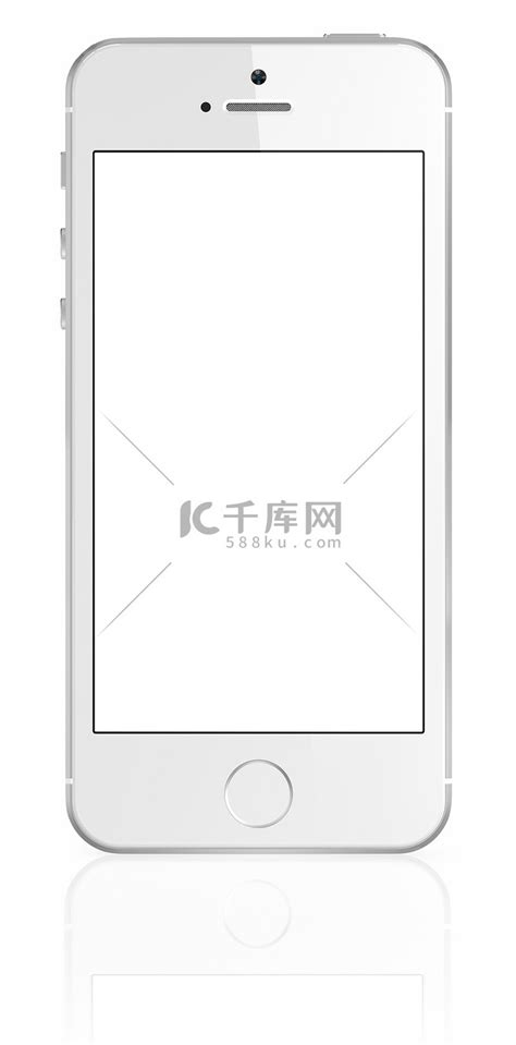 新款 Apple 银色 Iphone 5s 有黑屏高清摄影大图 千库网