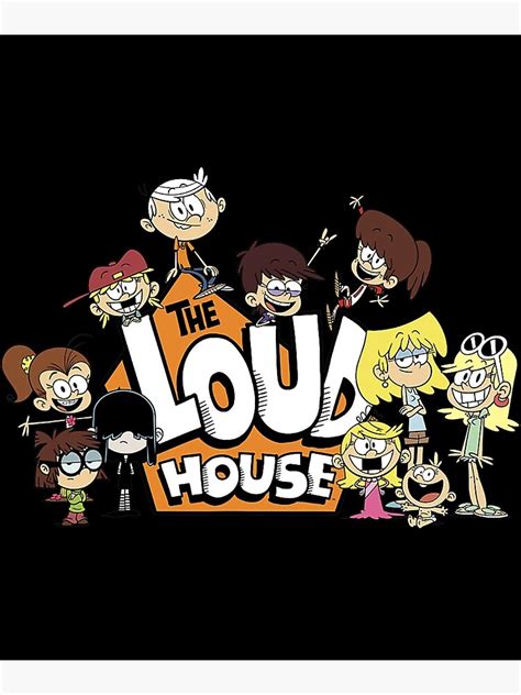 The Loud House Full Group House Logo Canvas Print For Sale By