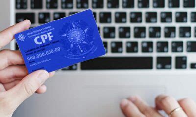 CPF irregular Veja como fazer a regularização do documento via